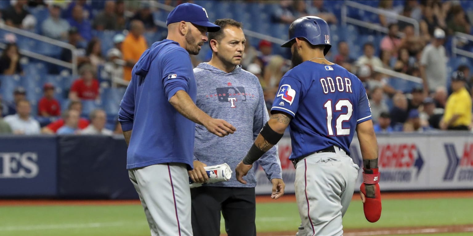 Rougned Odor out of lineup with hamstring injury