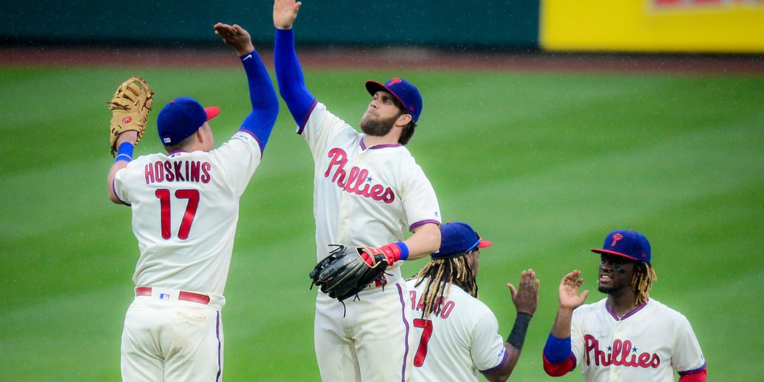 Phillies offense carrying team to first place