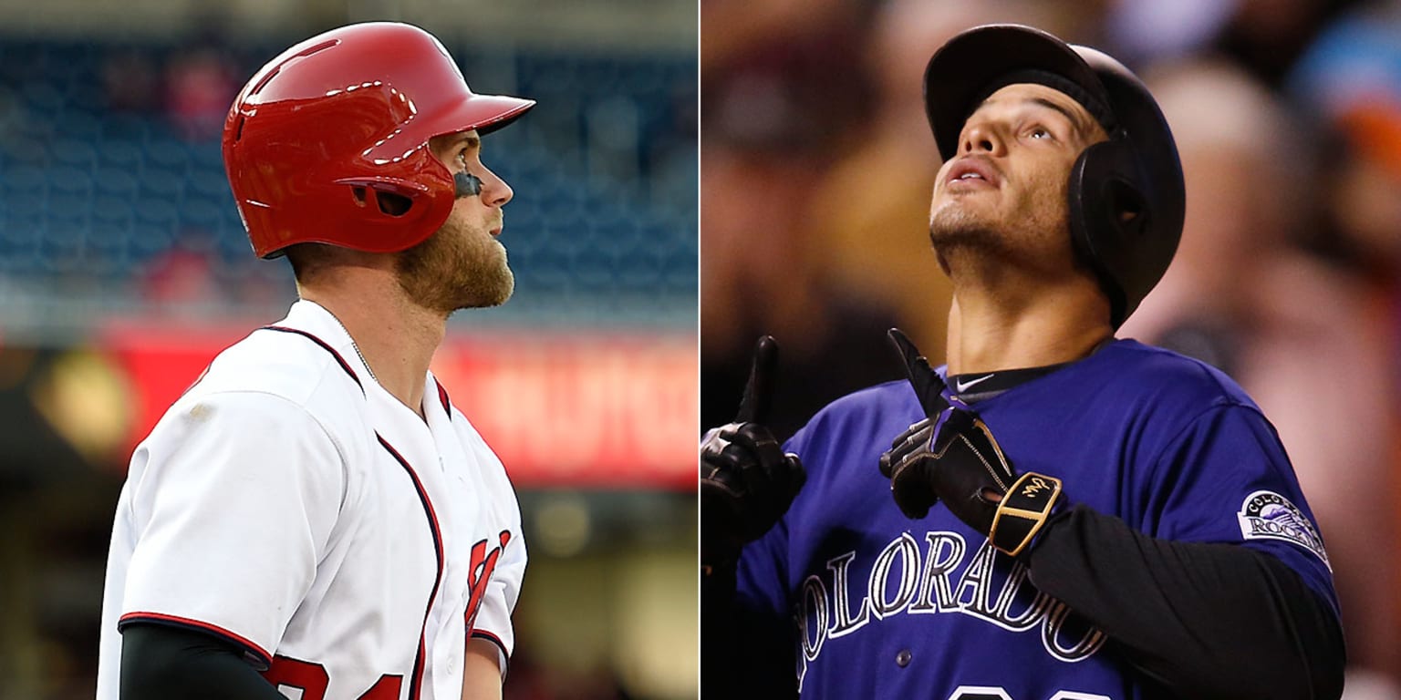 Bryce Harper, Nolan Arenado share POTW honor