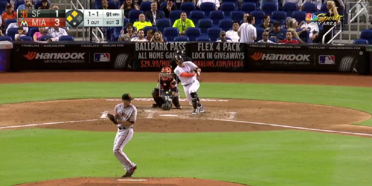 Chris Stratton somehow lucked his way into a 1-5 double play on an 89.4 ...