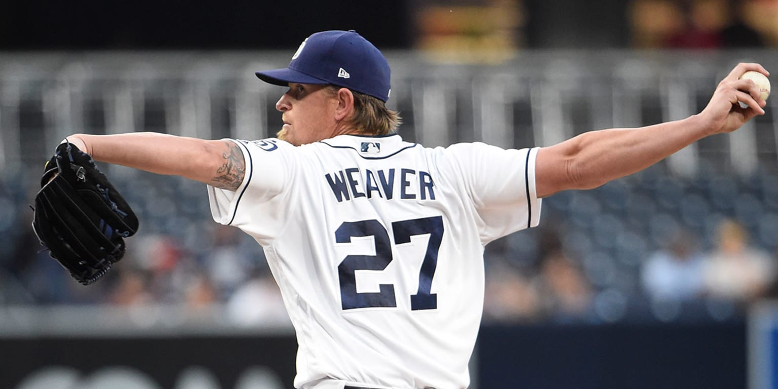 Padres' Jered Weaver struggling in 2017