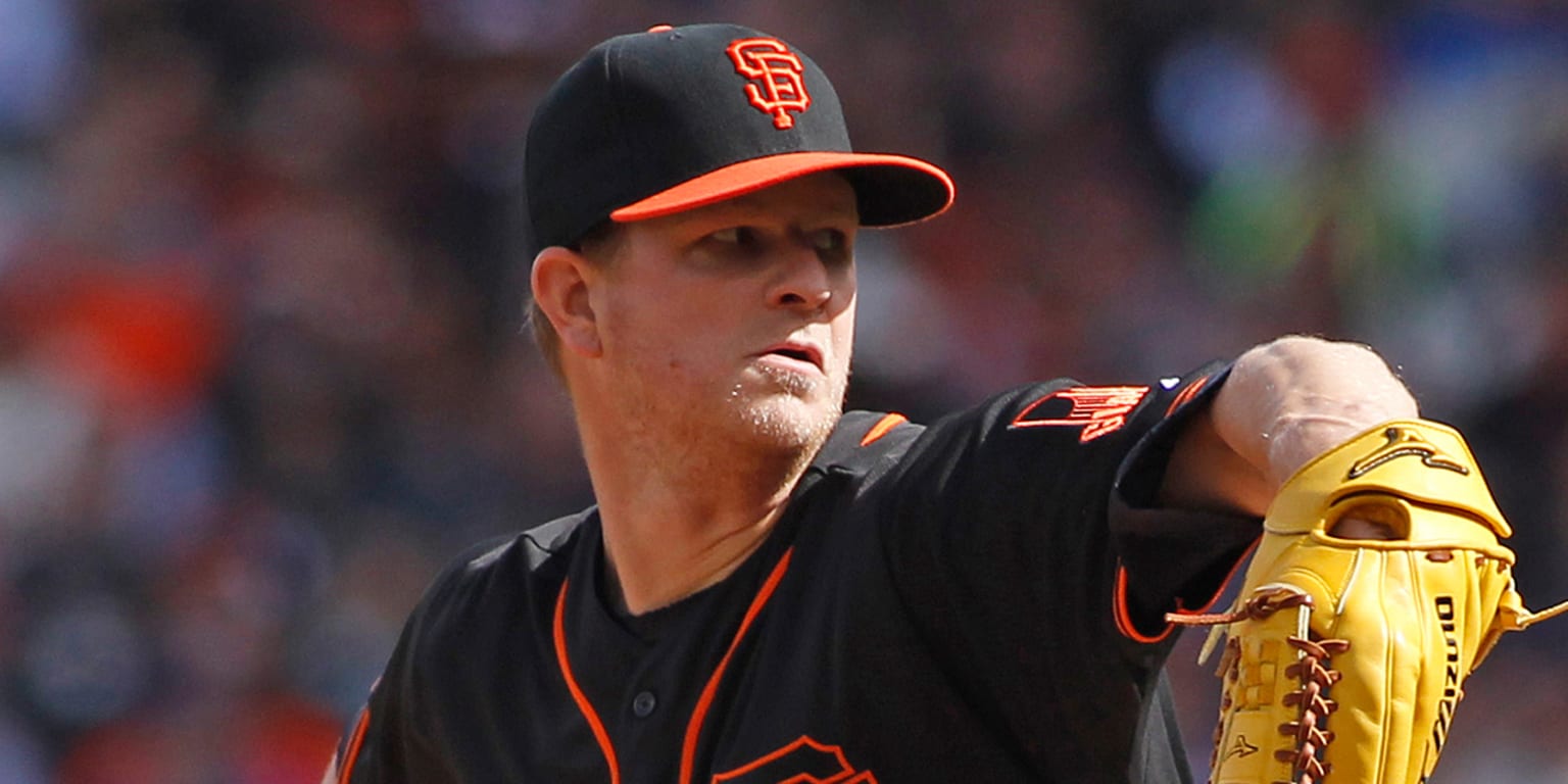 Matt Cain pitches 2 innings vs. Dodgers