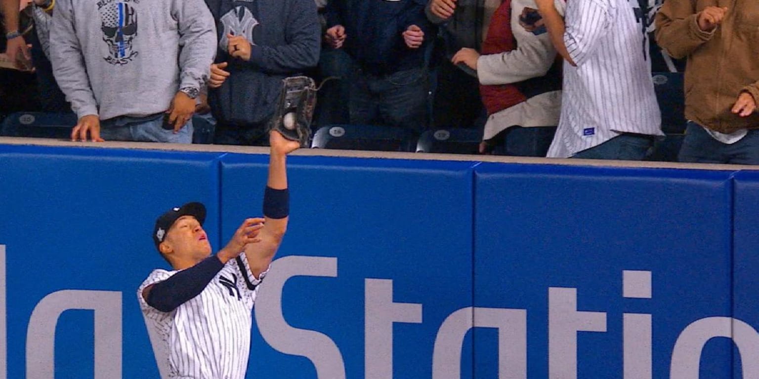 Aaron Judge and his catches may bring down the Yankee Stadium wall this ...