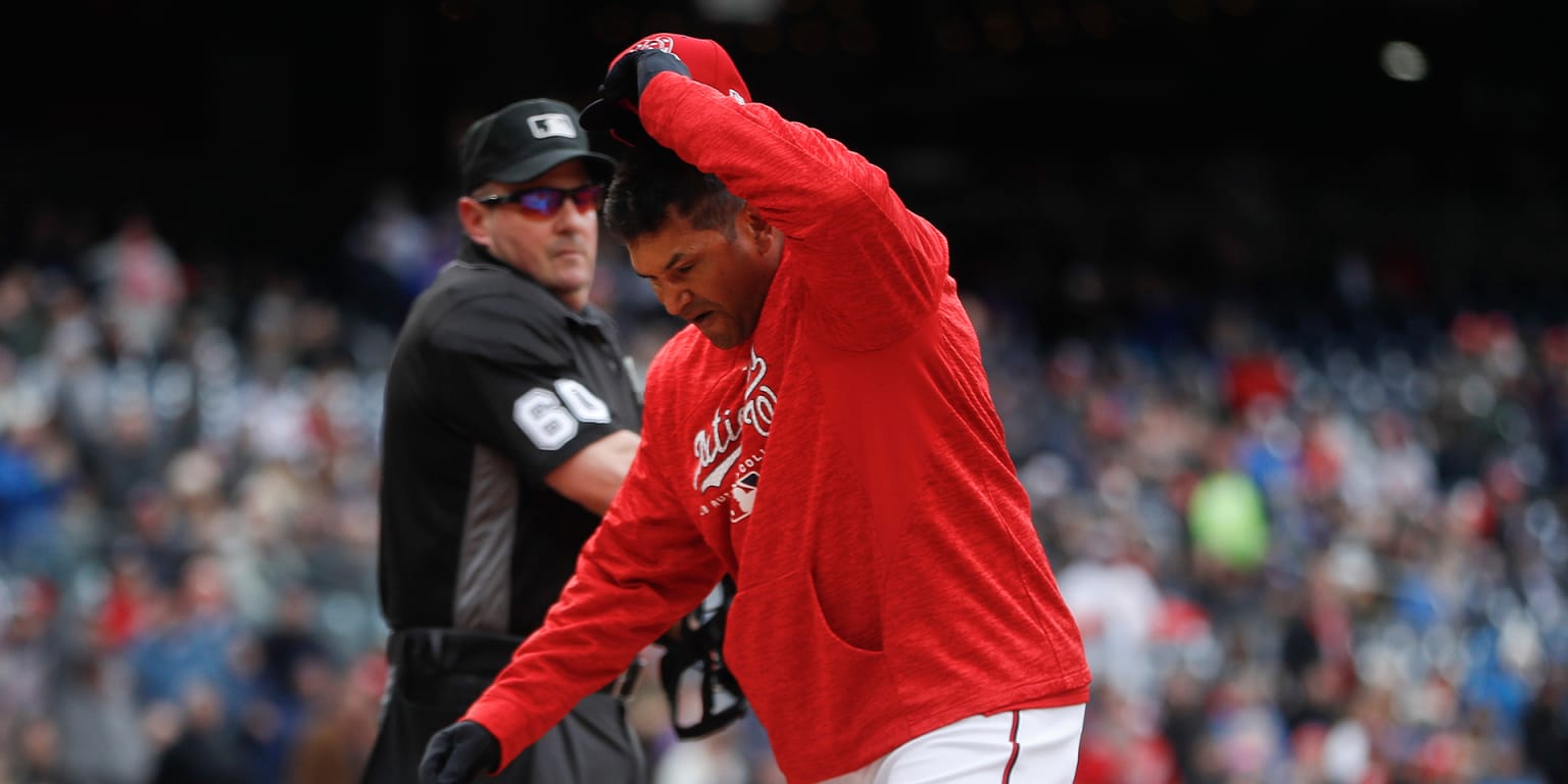 Dave Martinez, Anthony Rendon ejected in loss