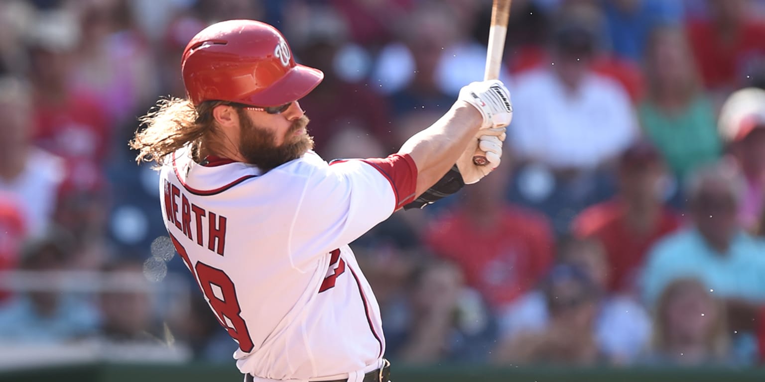 Jayson Werth reaches base in 40 straight games