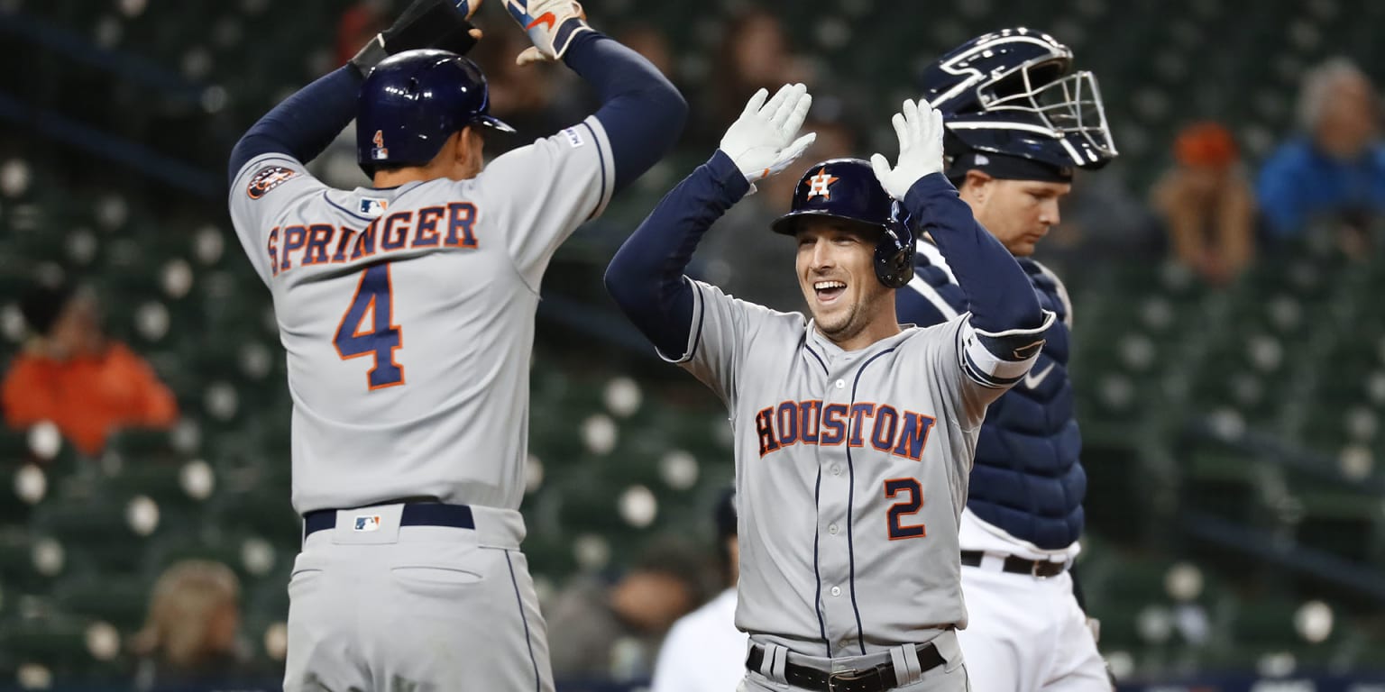 Astros hit four home runs for second straight night