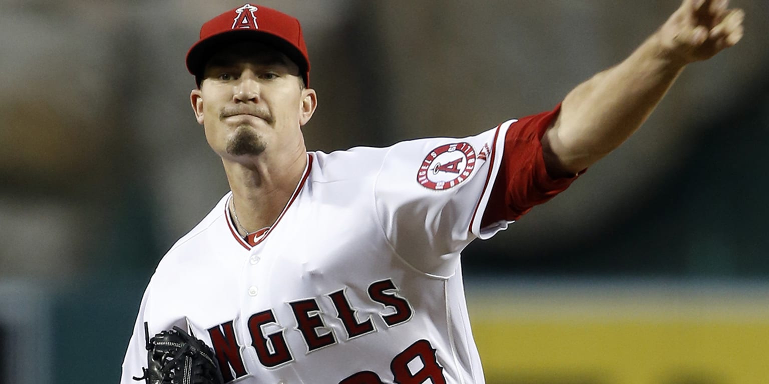 Angels Andrew Heaney to have forearm examined