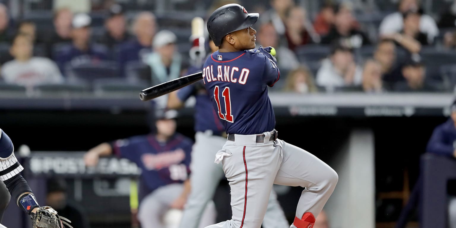 Jorge Polanco home run ALDS Game 1