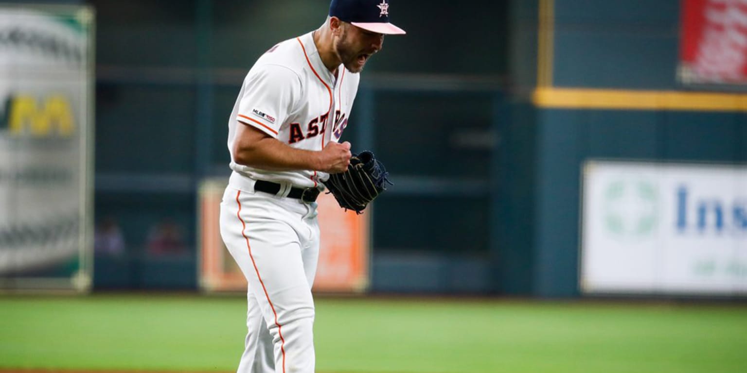 Corbin Martin gets the win in Major League debut