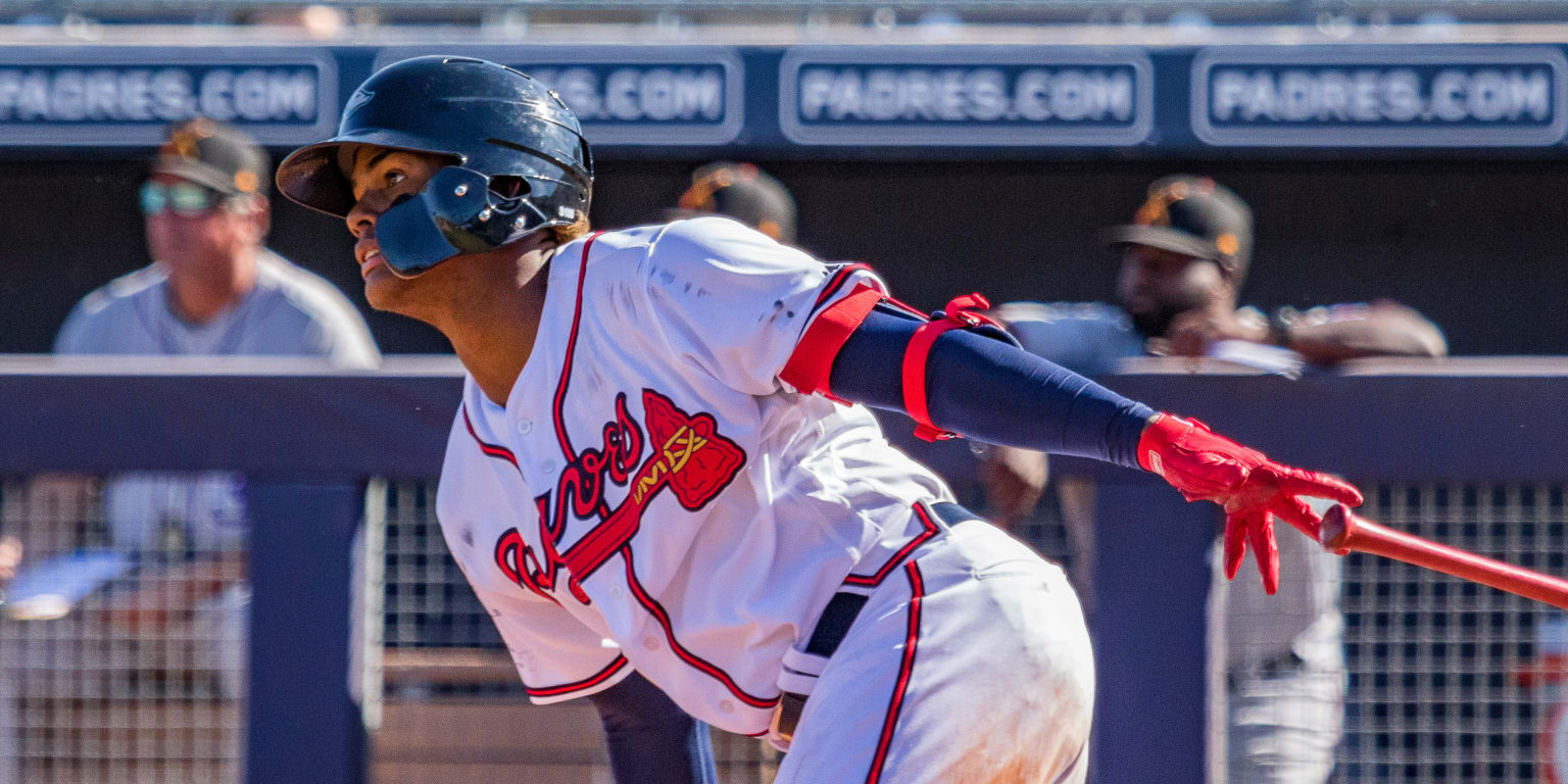 Braves' Pache develops power hitting in AFL