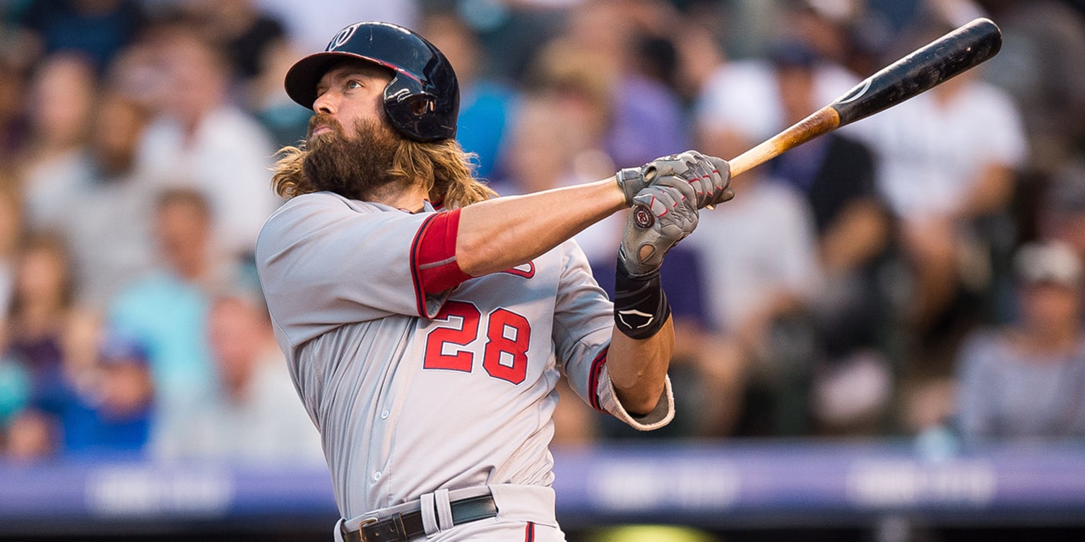 Nationals' Werth ties record on-base streak