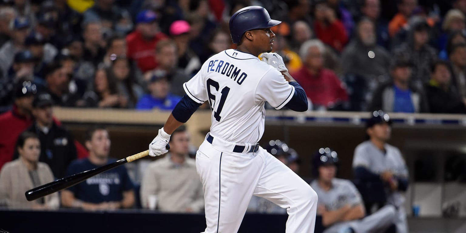 Padres starter Luis Perdomo hits RBI triple