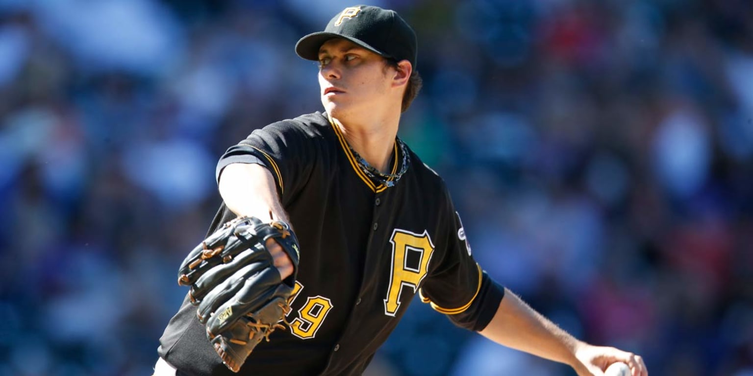 Pirates starter Jeff Locke working on delivery