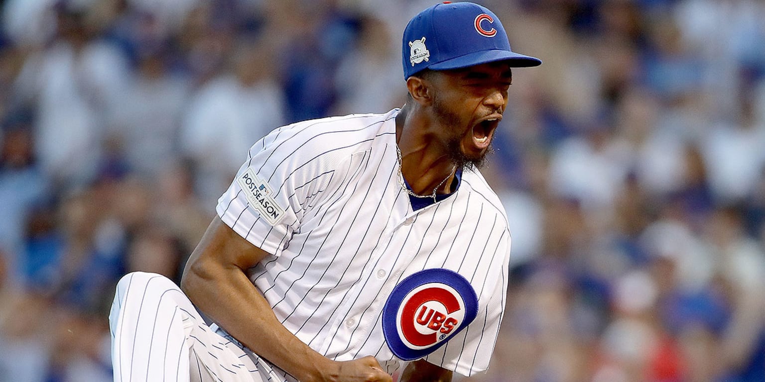 Oct. 9 Carl Edwards, Jr. and Anthony Rizzo postgame interview