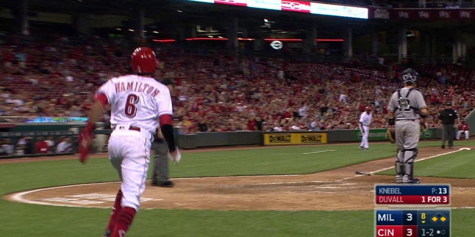 Billy Hamilton showed off his speed with a theft-heavy tour of the ...