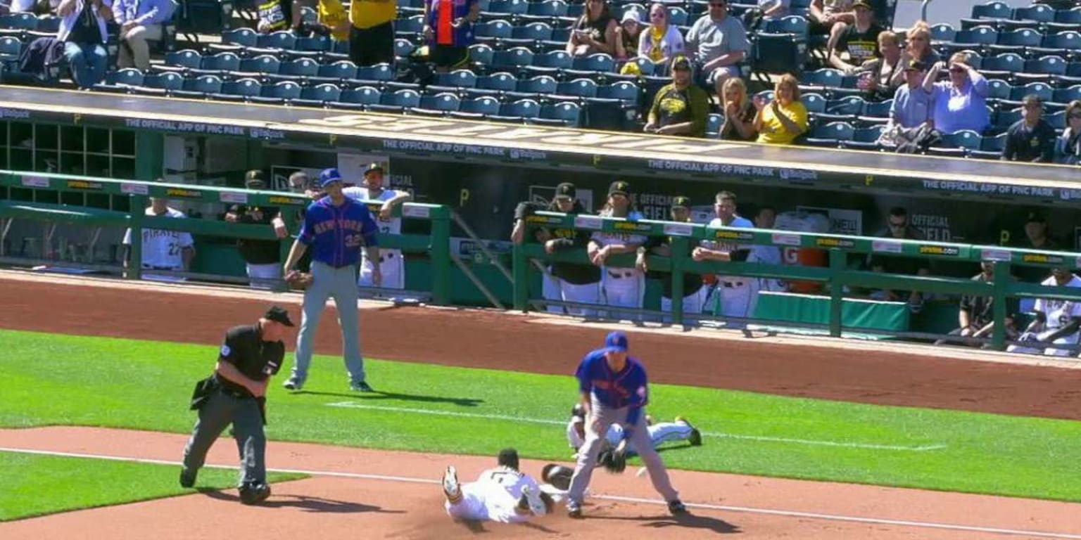 Pirates third-base coach really wanted to make sure Josh Harrison slid ...