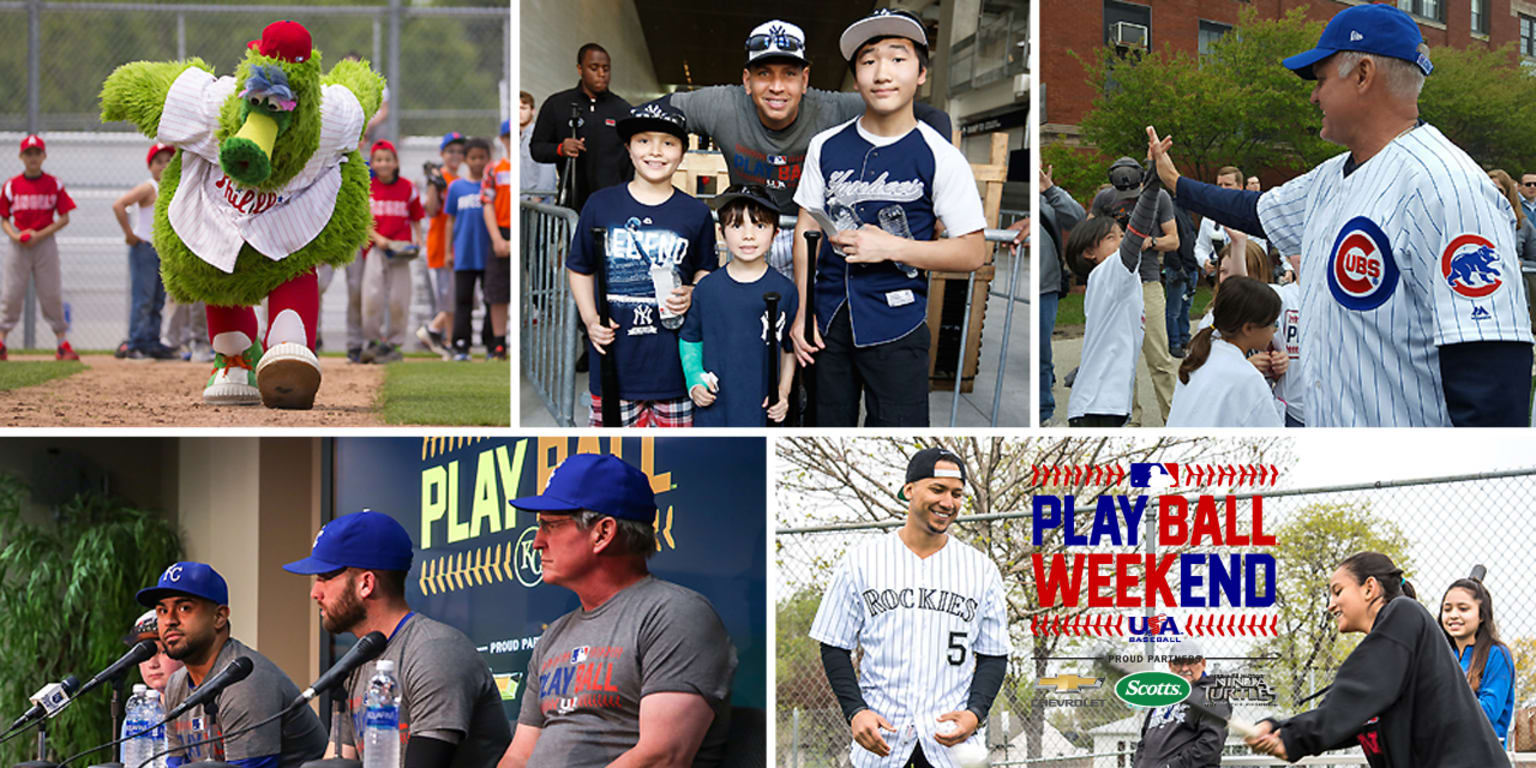 MLB wraps up inaugural Play Ball Weekend