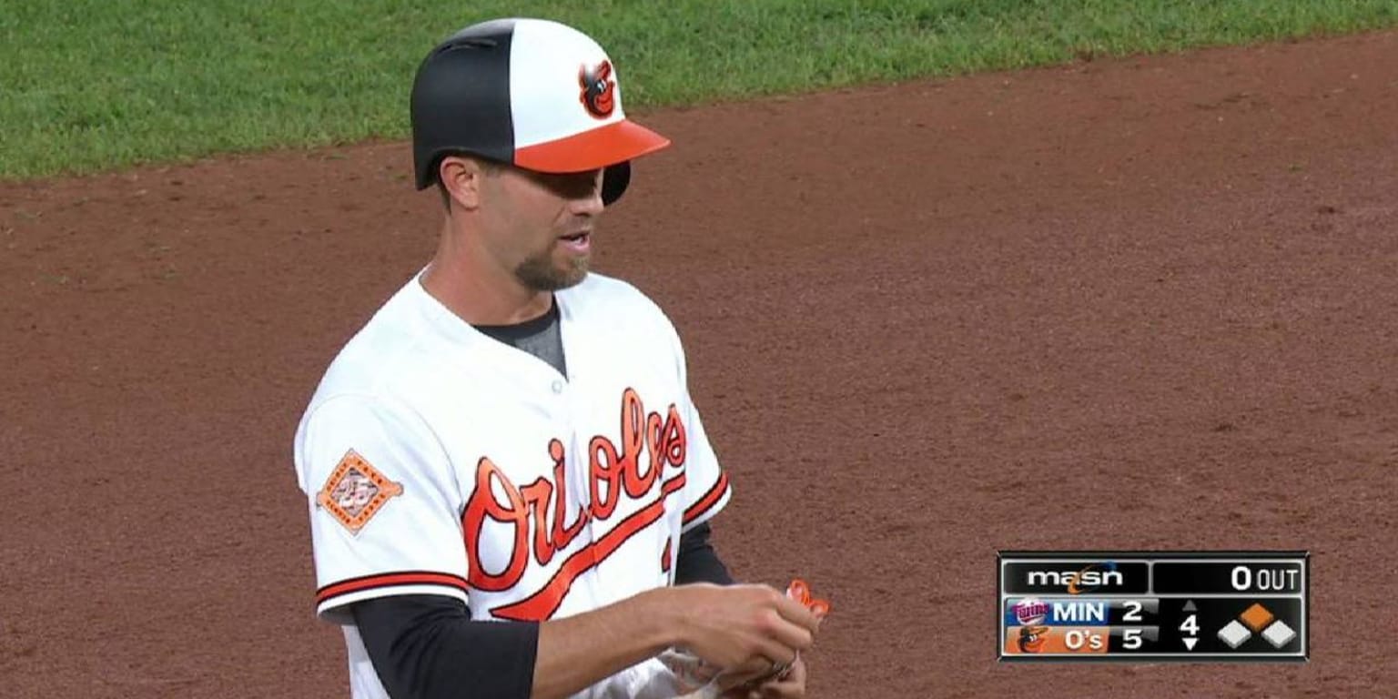 J.J. Hardy's ground ball became a double thanks to a giant hop off the ...