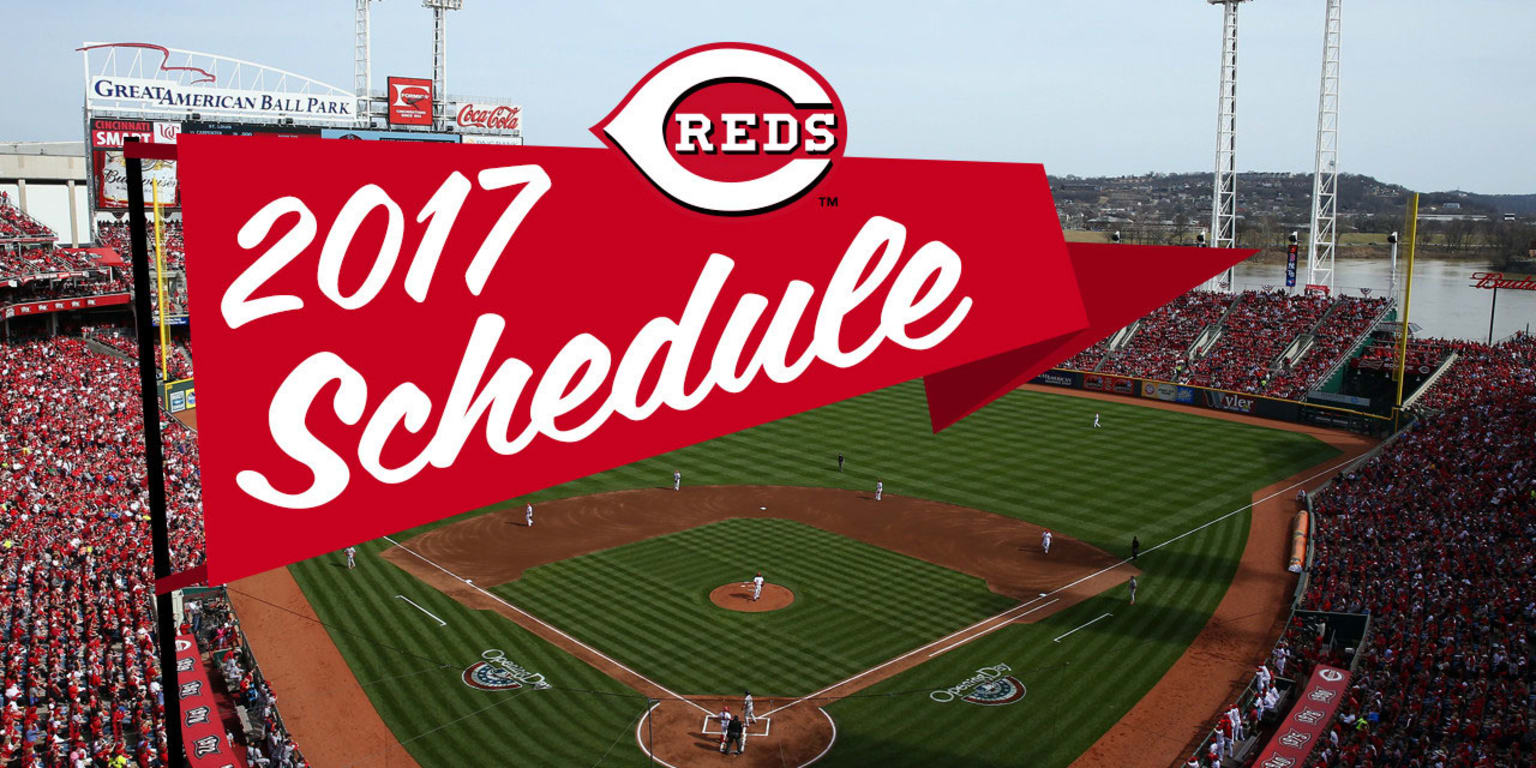 MLB releases Cincinnati Reds' 2017 schedule