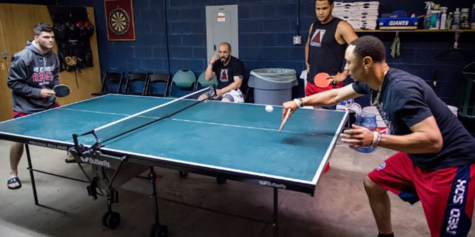 The Red Sox prepared their minds and bodies for the ALDS by ... playing ...