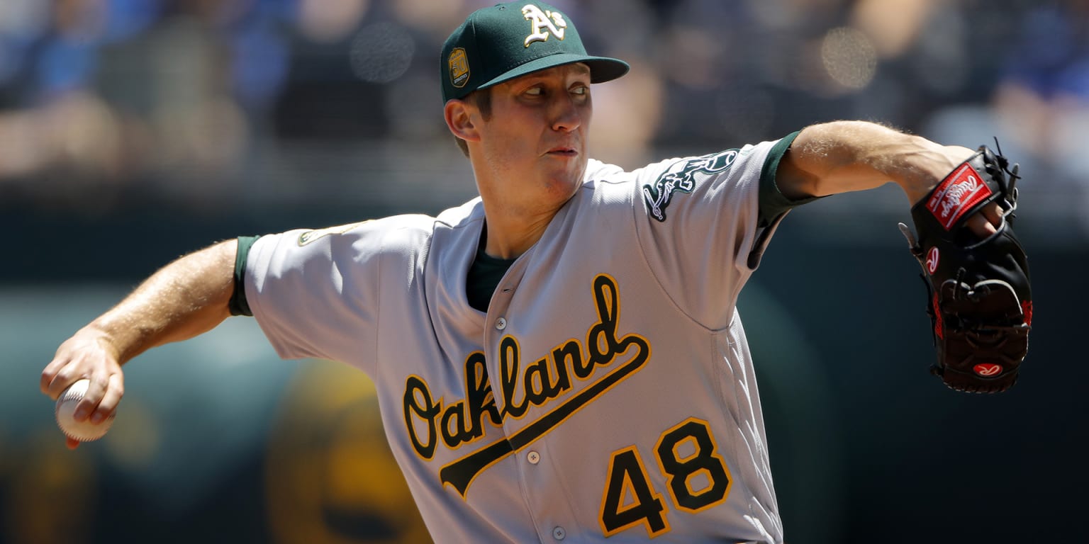 Daniel Gossett adjusting after elbow surgery