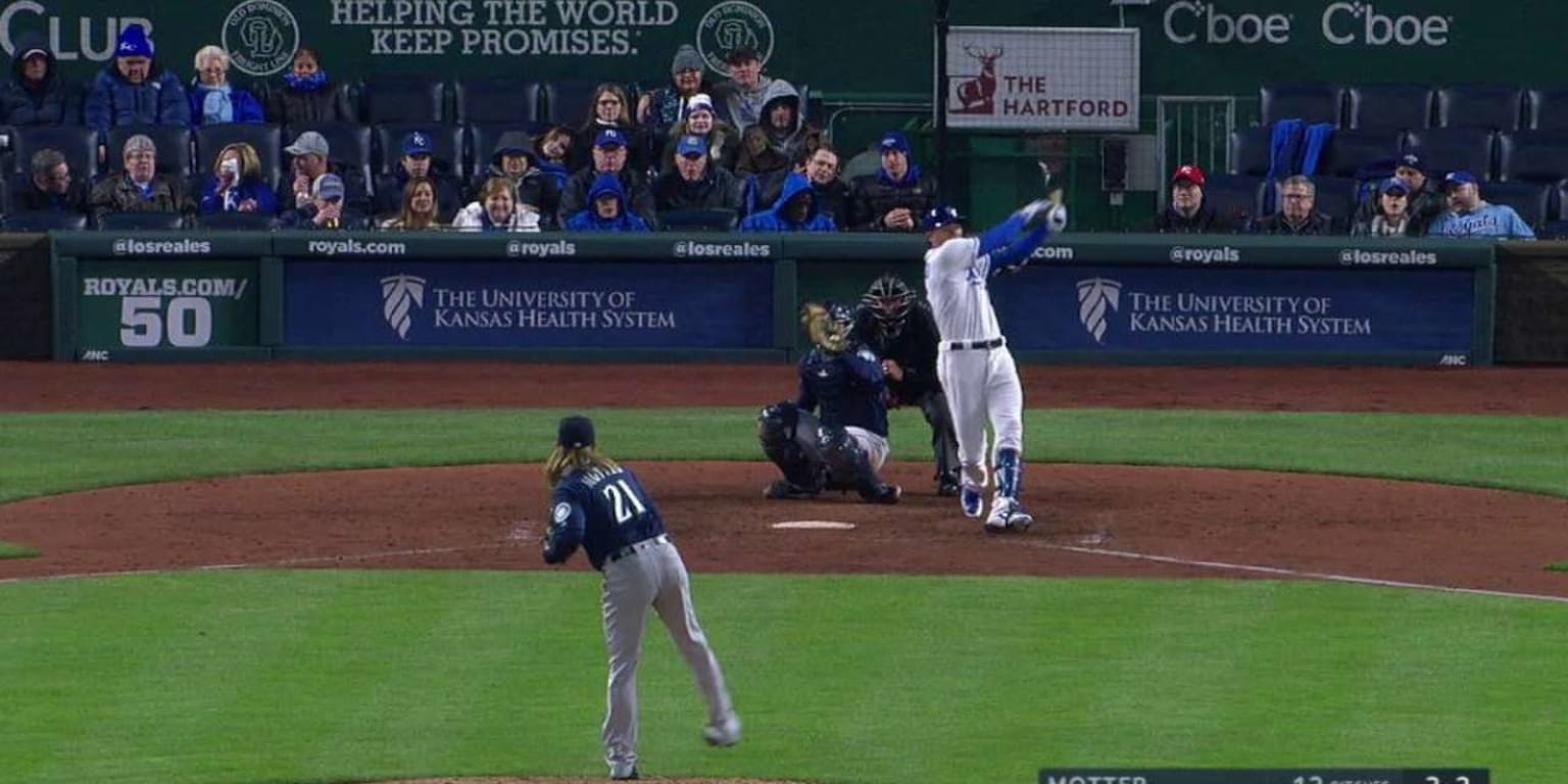 Taylor Motter recorded his first Major League strikeout ... as a ...