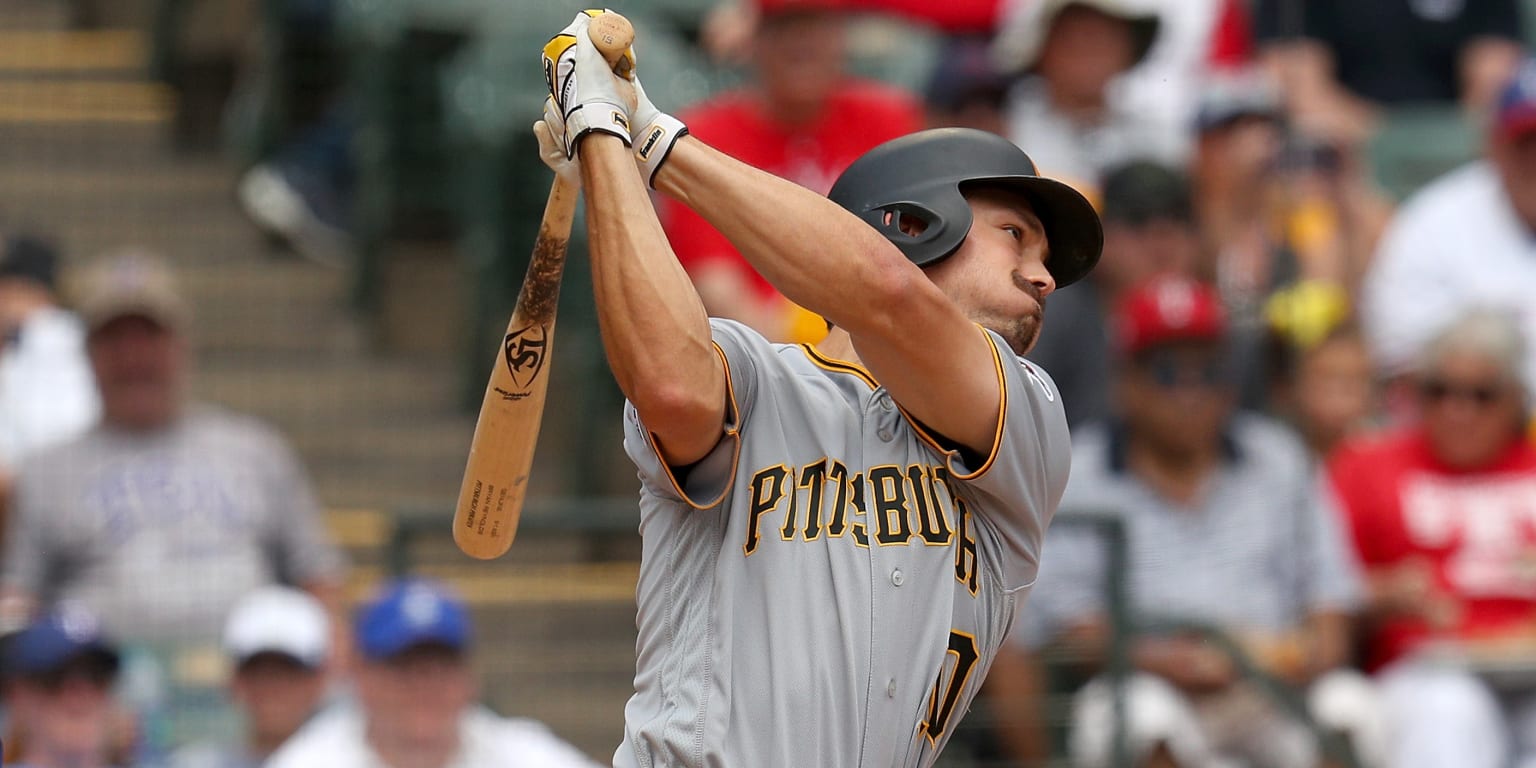 Pirates record first hit with bases loaded in win