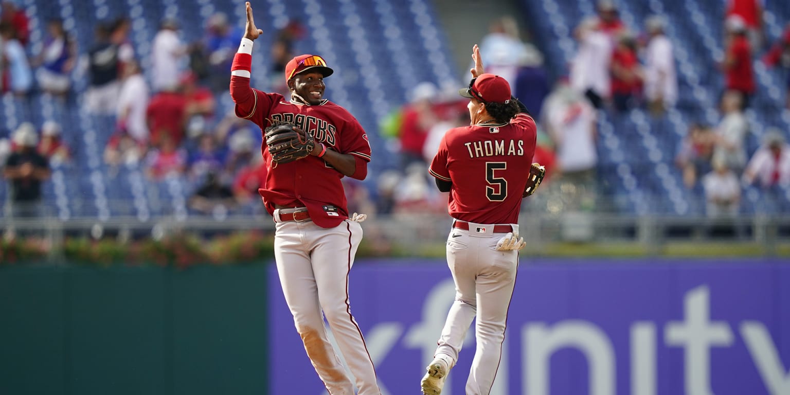 D-backs score season-high 13 runs vs. Phillies