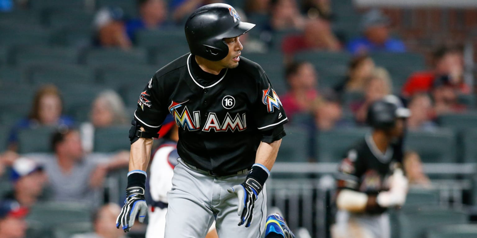 Marlins' Ichiro Suzuki nears pinch-hit record