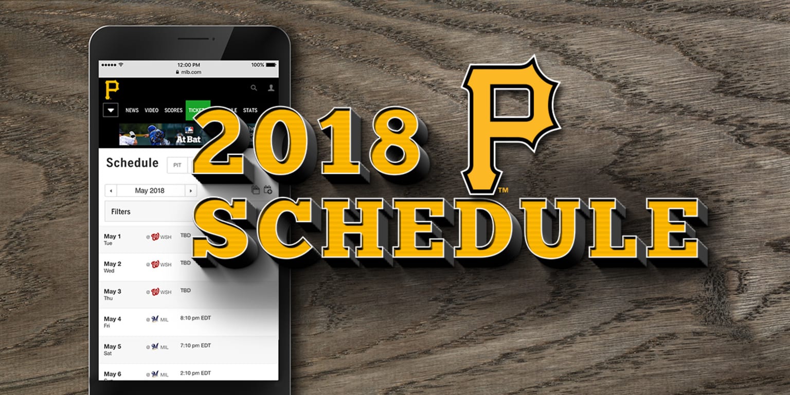 Pirates release 2018 season schedule