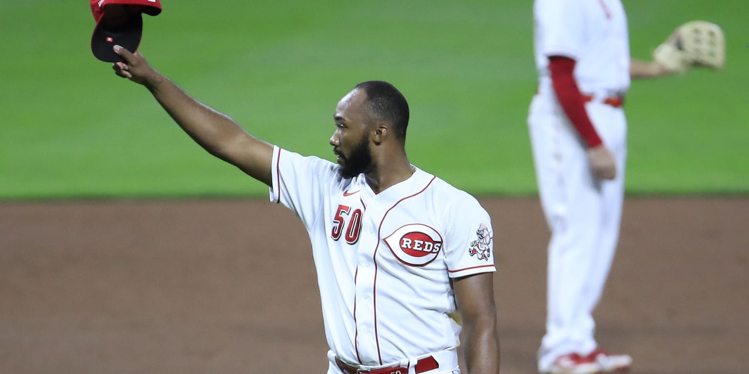 Amir Garrett records first career save