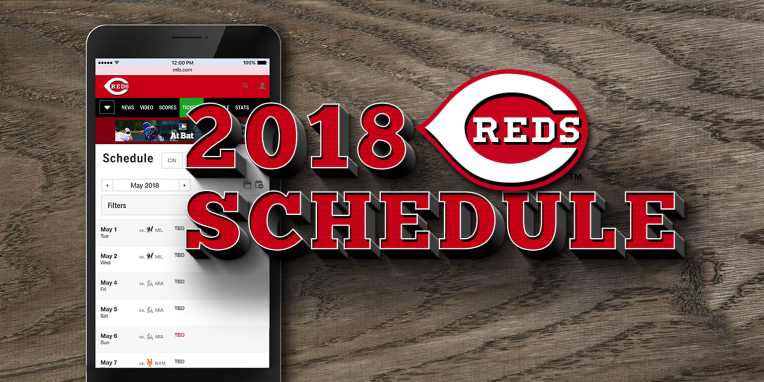 Reds unveil 2018 schedule