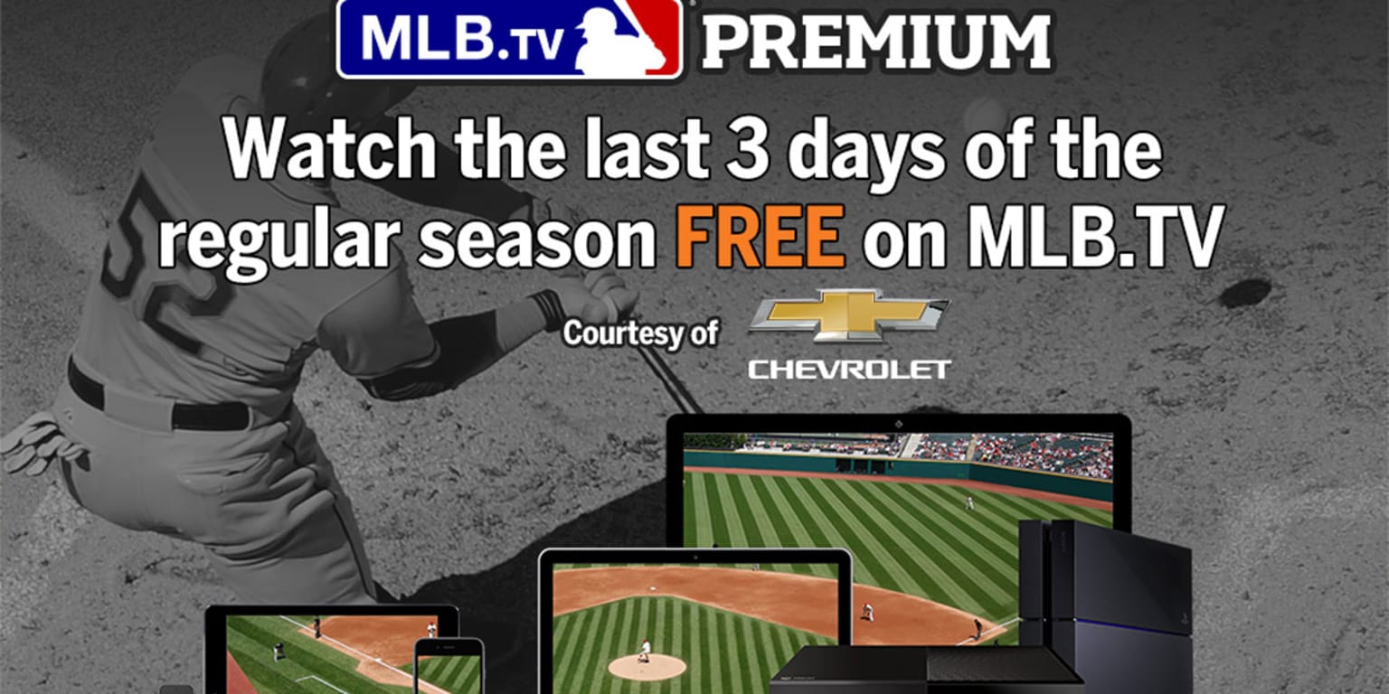 MLB.TV free all weekend as races hit peak