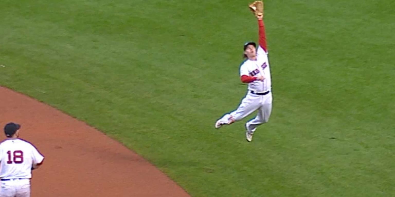 Brock Holt showed off his home run robbery form at second base on this ...