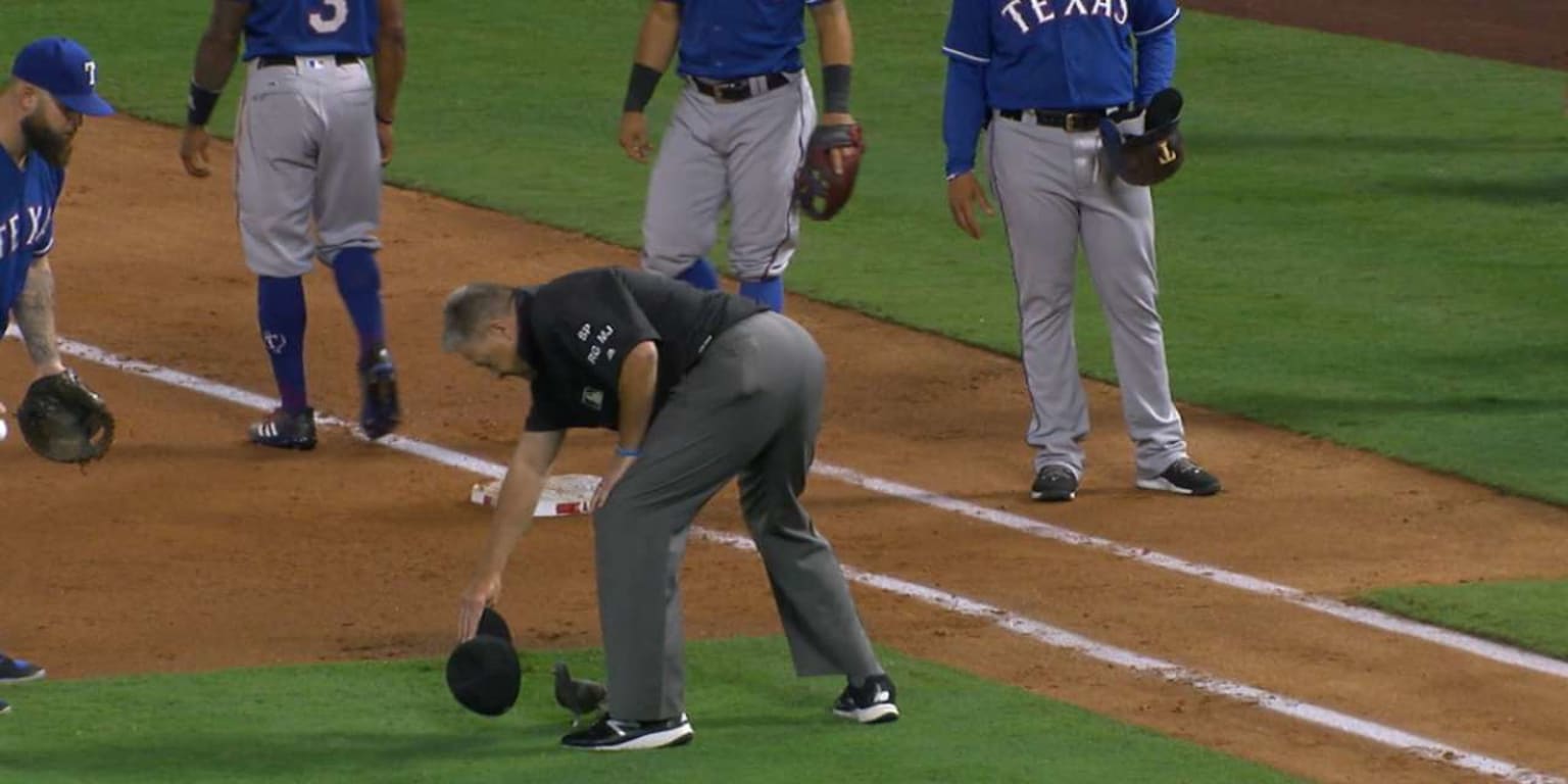 Rougned Odor hit a grounder right at a pigeon, and the pigeon didn't ...