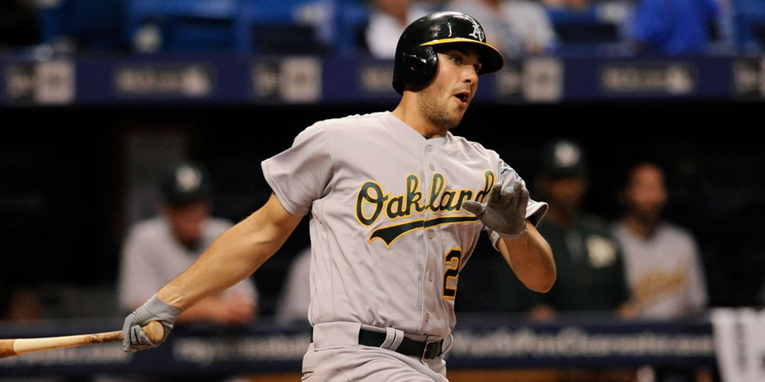 A's option Matt Olson, recall Daniel Gossett