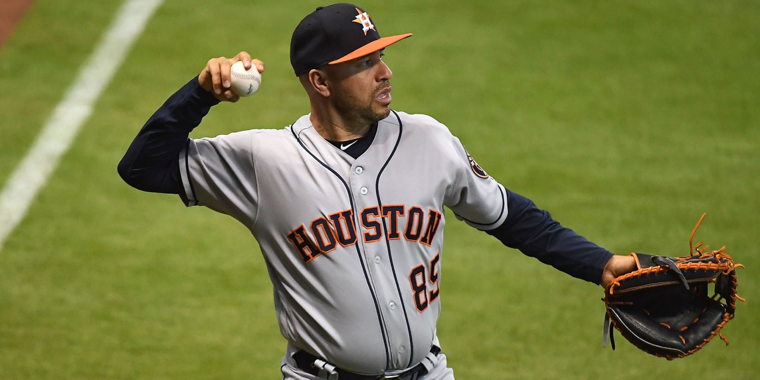 Javier Bracamonte to throw to Alex Bregman