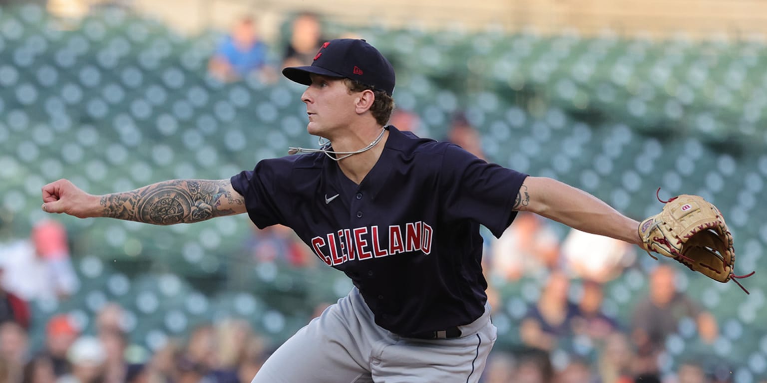 Zach Plesac strikes out 9 Tigers in series opener