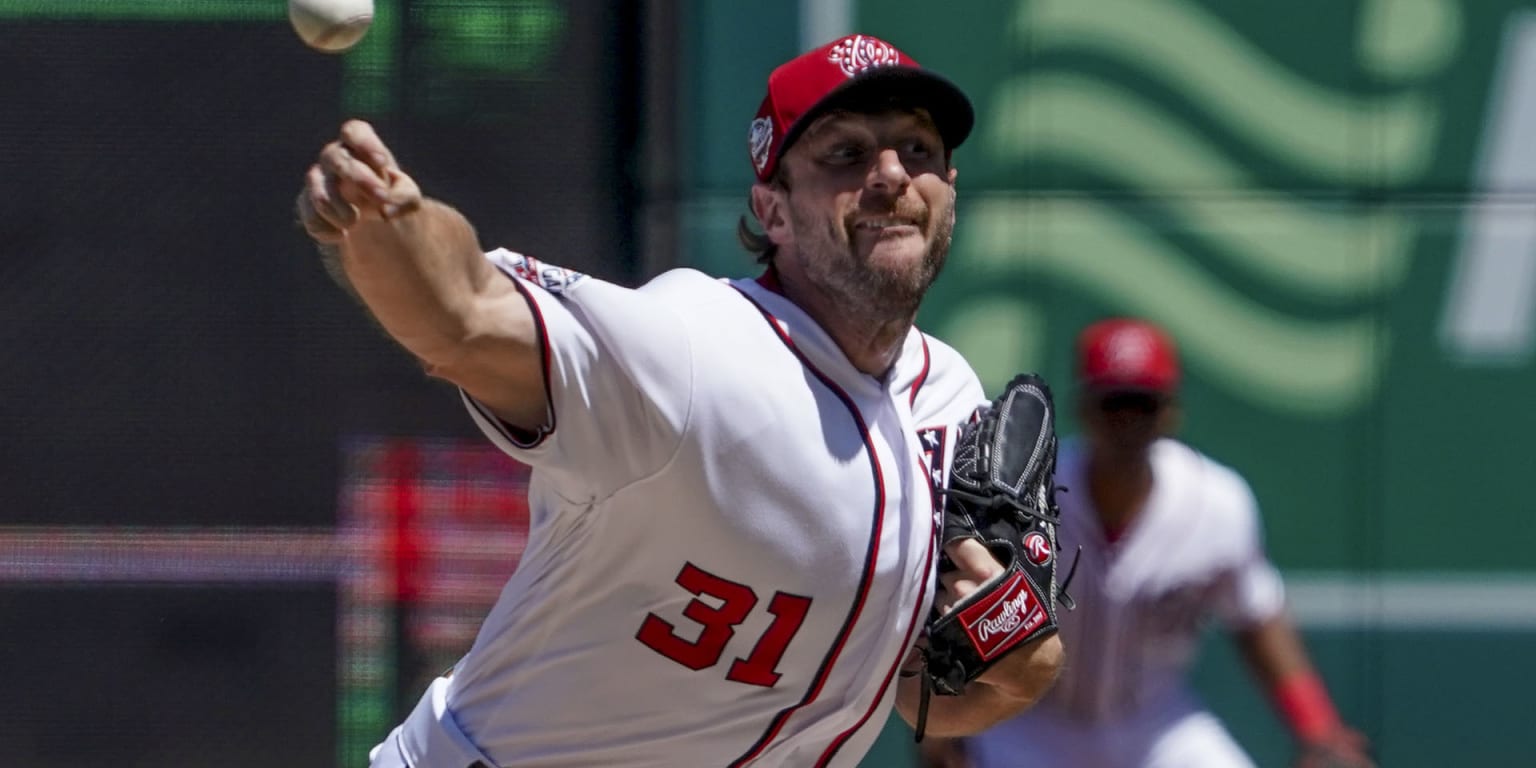 Max Scherzer se une a Randy Johnson al llegar a cinco años seguidos con ...