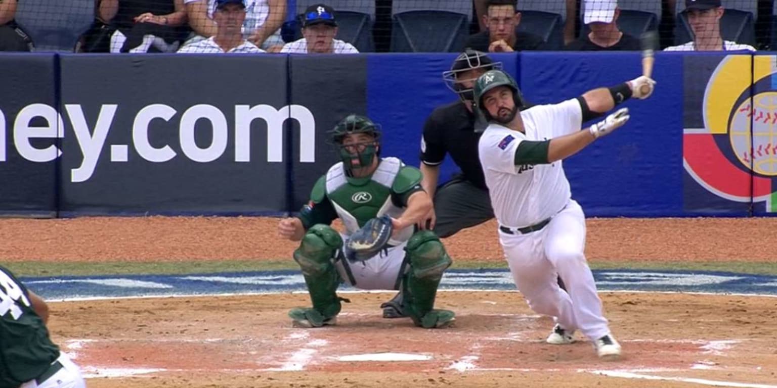 These back-to-back homers prove Australia's bat flip game is ready for ...