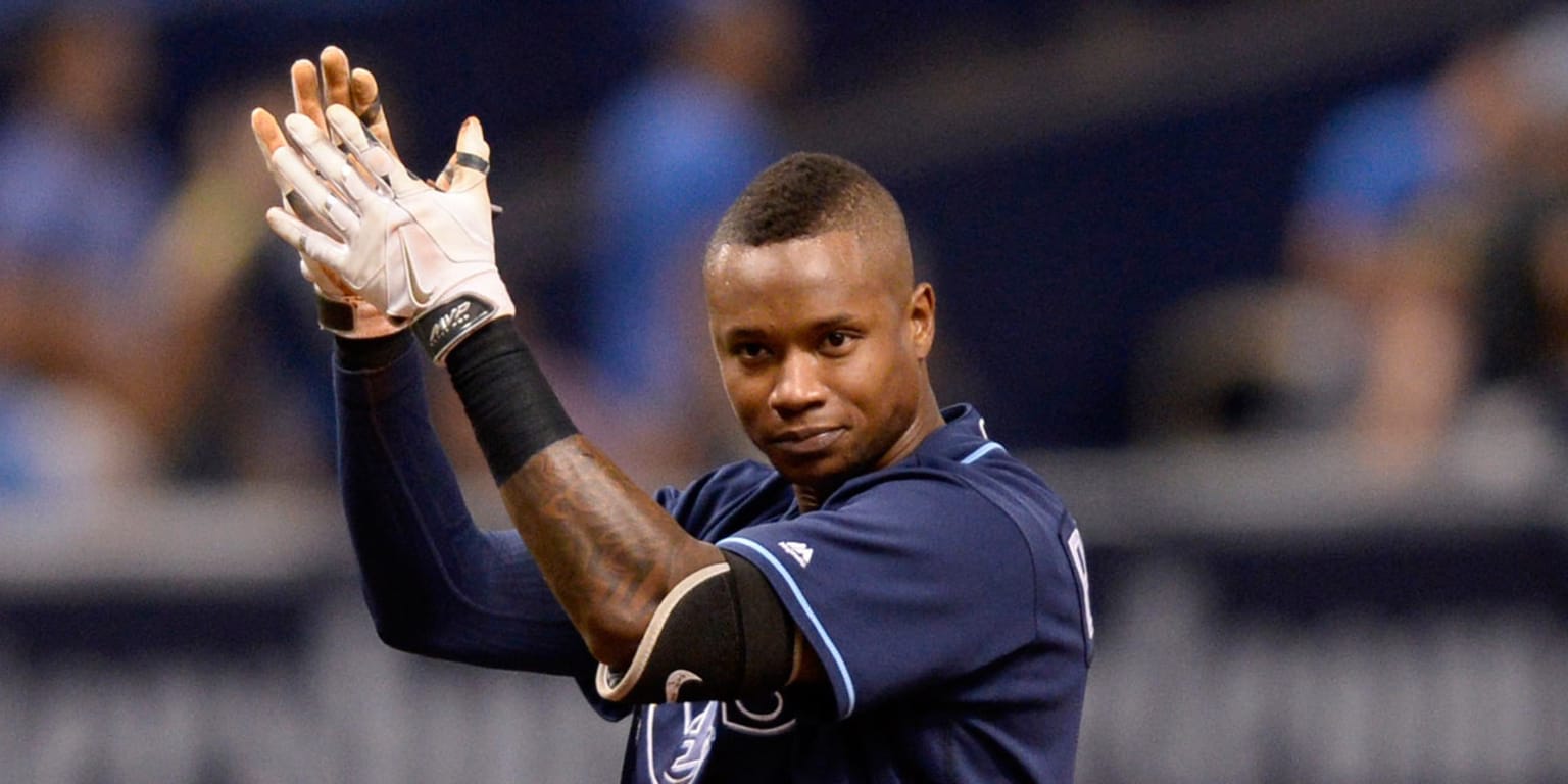 Tim Beckham showcases speed with two triples