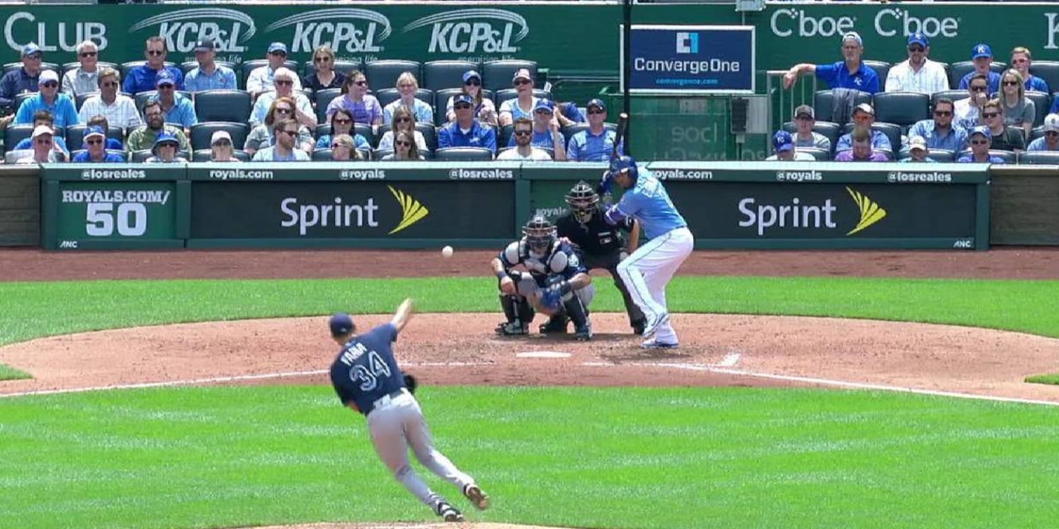 Rays pitcher Jake Faria threw a perfect bounce pass across home plate ...
