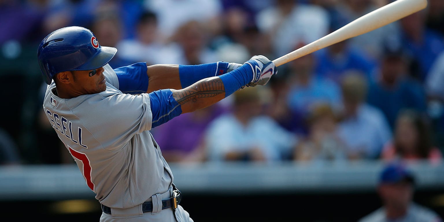 Addison Russell hits 2 home runs vs. Rockies