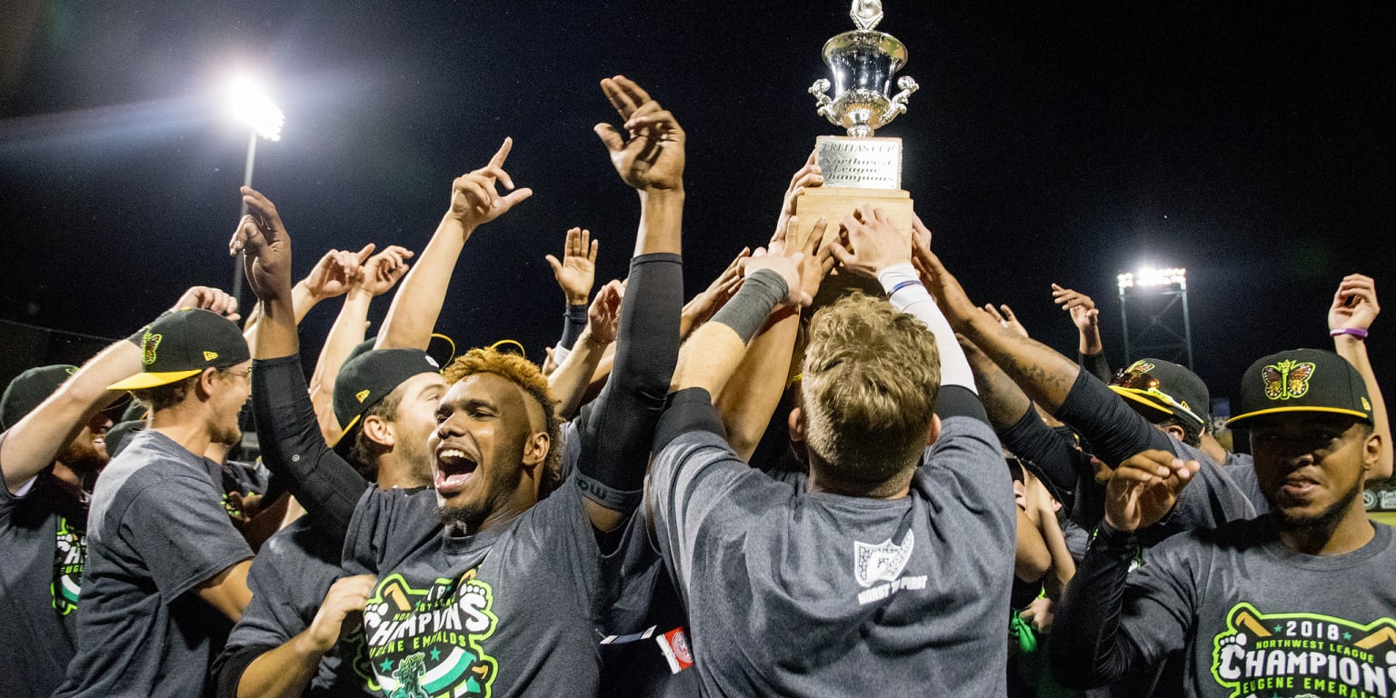 The Eugene Emeralds won the Northwest League title in the best way ...
