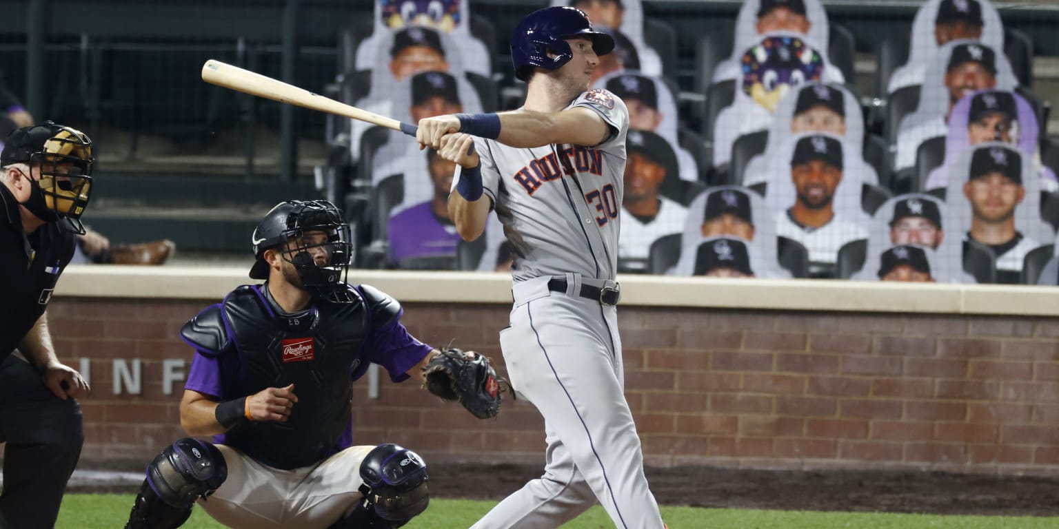 Astros’ offense dominates in blowout of Rockies
