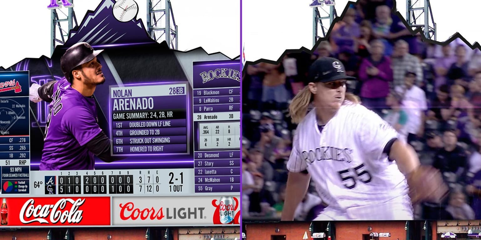 Rockies unveil new scoreboard renderings