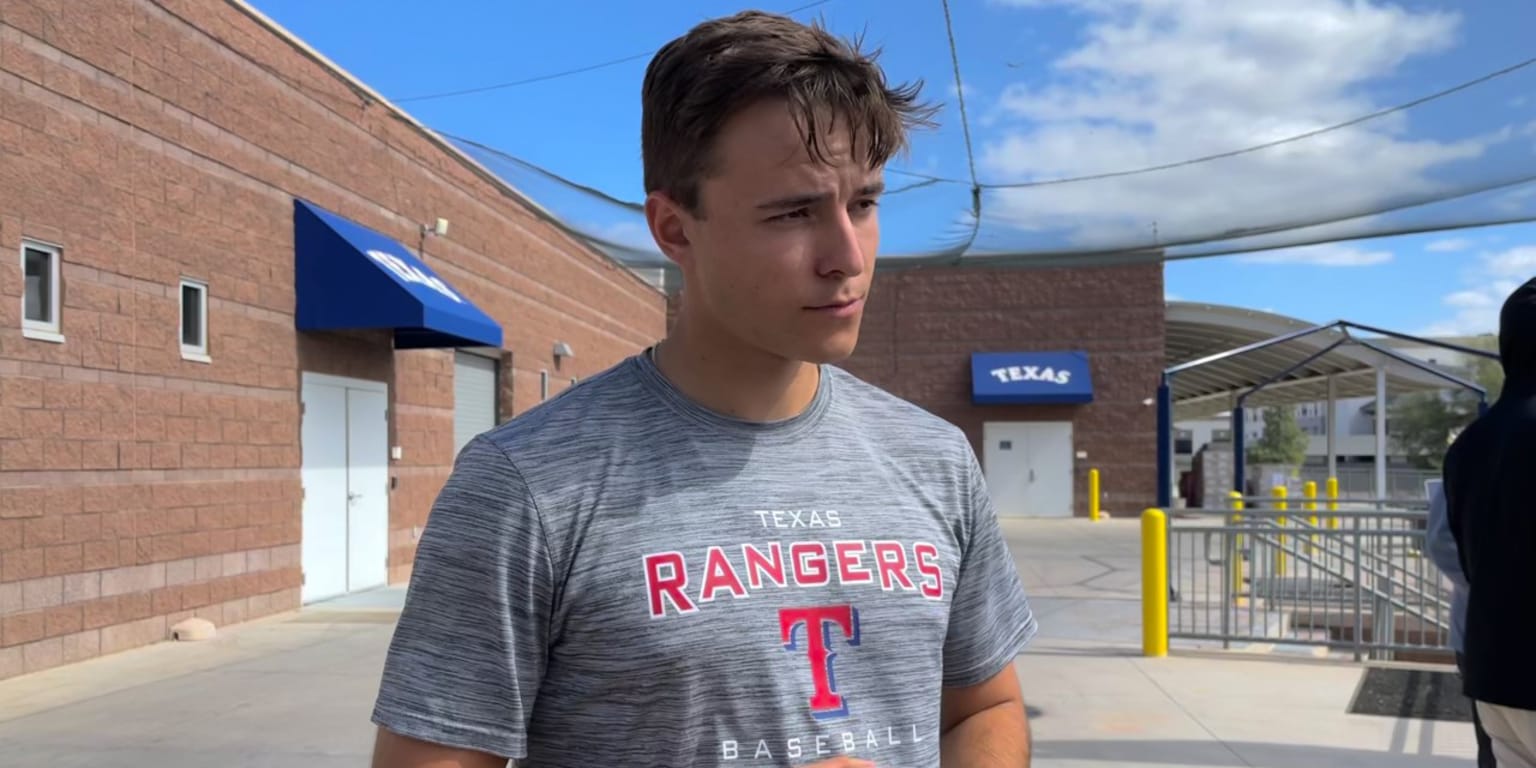 Jack Leiter excited for first spring with Rangers