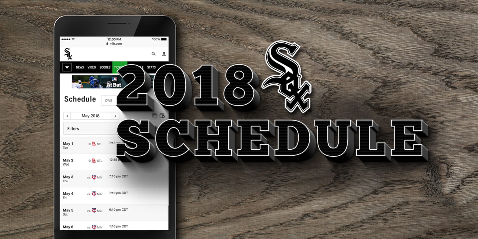 White Sox 2018 schedule unveiled