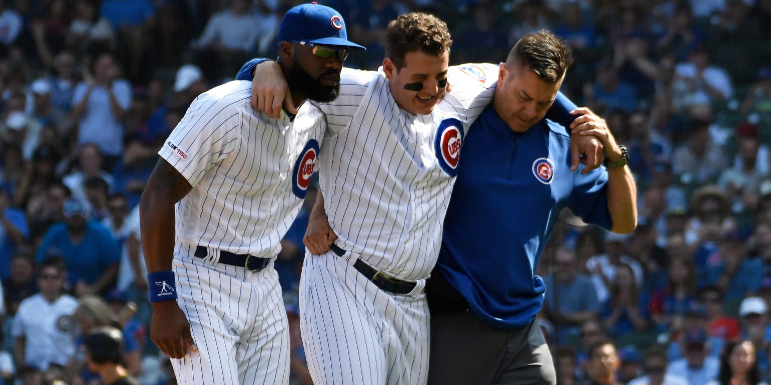 Anthony Rizzo ankle sprain injury Cubs
