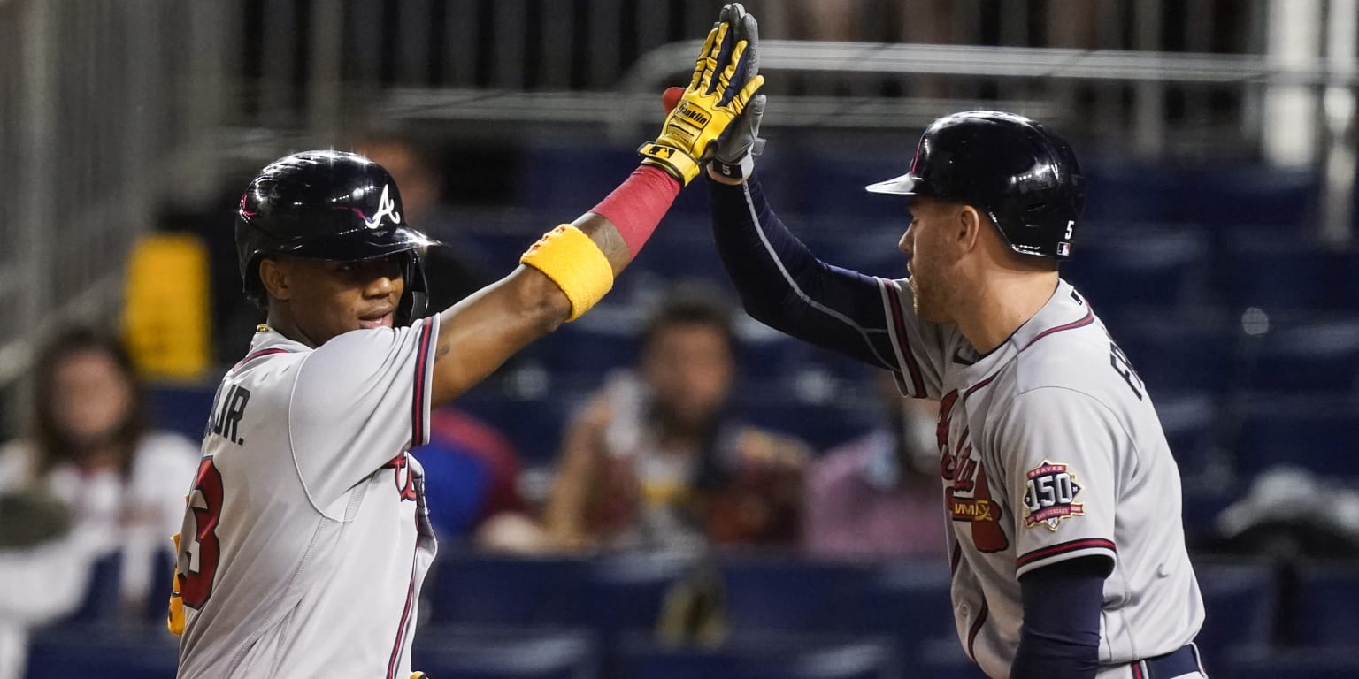 Ronald Acuña Jr. first to 10 home runs in 2021